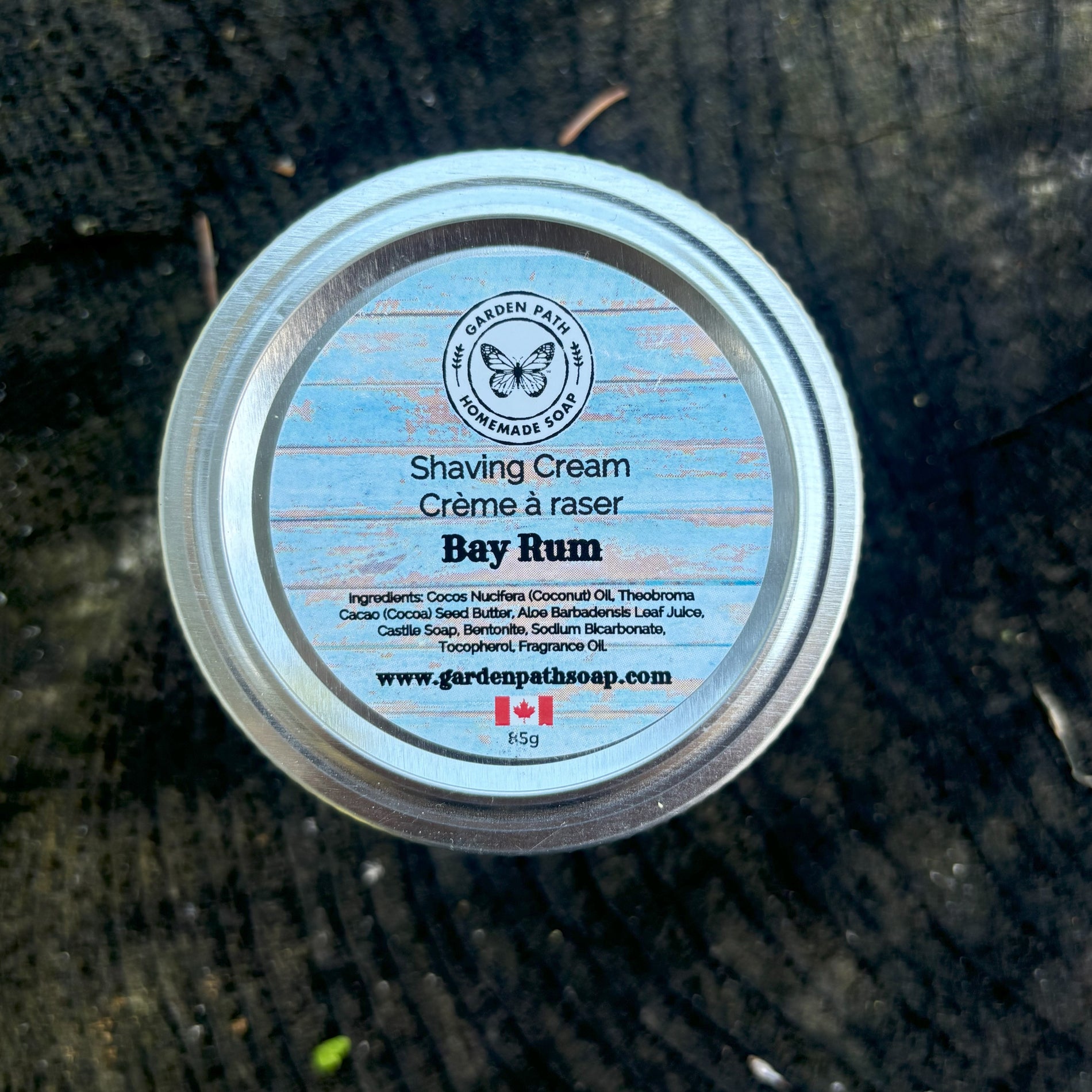 Natural Shaving Cream - Garden Path Homemade Soap - Canada